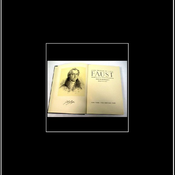 Goethe's Faust Book | Other | Rare Antique Goethes Faust Book By ...